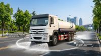 China Potable Water Tanker Trucks 19CBM For Road Flushing , Water Hauling Trucks for sale