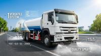 China Water Sprinkling Tank Truck SINOTRUK HOWO LHD 6X4 18CBM For Pesticide Spraying for sale
