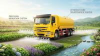 China Internal Anti - Corrosion Water Tank Truck , Water Transport Trucks 21-25CBM for sale