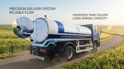 China HOWO SINOTRUK Water Tank Truck 300HP Tank Transport for sale