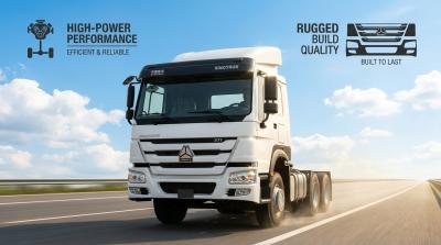 China HOWO 6X4 Tractor Truck RHD 371 HP 10 Wheels 25000kg Gross Weight ZZ4257S3241W for sale