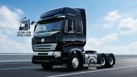 China SINOTRUK HOWO A7 Tractor Truck LHD 6×4 Euro 2 371HP with 9.726L Engine and 25000kg Gross Weight for sale