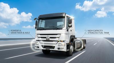 China LHD 6 X 4 336HP 10 Wheels HOWO Tractor Truck HW76 Cab Single Berth Safety for sale