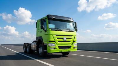 China ZZ4257S3241W 6×4 Tractor Head Trailer with 371HP Engine and 25000kg Gross Weight for Logistics Transport for sale