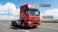 China Tractor Truck SINOTRUK HOWO LHD 6X4 Euro2 380HP ZZ4257S3241V for sale