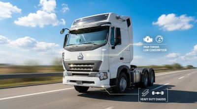 China Head Truck Trailer LHD 6X4 Euro2 336HP with two berth ZZ4257N3247N1B for sale