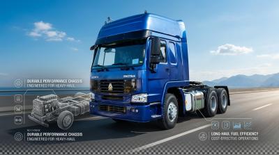 China SINOTRUK HOWO Tractor Truck LHD 6X4 Euro2 371HP ZZ4257S3241W for sale