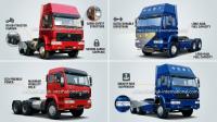 China Tractor Truck SINOTRUK Golden Prince LHD 6X4 Euro2 290HP ZZ4251M3241W for sale