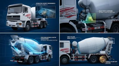 China SINOTRUK HOKA Concrete Mixer Truck 10CBM 290HP 6X4 Euro2 ZZ5255GJBM3846B1 for sale