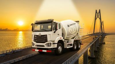 China HOWO SINOTRUK Concrete Mixer Truck High Efficiency 10CBM 380HP 6X4 LHD for sale