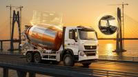 China SINOTRUK HOWO 10CBM Concrete Mixer Truck with Pump - 6×4 Drive, 290HP Engine for Industrial Construction for sale
