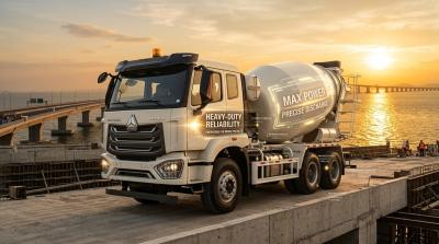 China RHD 6×4 10wheels White Concrete Mixer Truck Euro 2 for sale