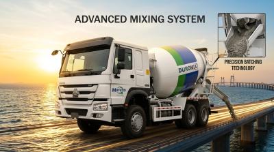 China SINOTRUK HOWO 6x4 Concrete Mixer Truck 371HP LHD for sale