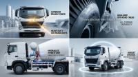 China Mobile Concrete Mixture Truck , Industrial Cement Mixer Vehicle RHD 6X4 for sale