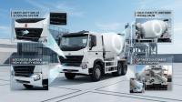 China SINOTRUK HOWO A7 Concrete Mixer Truck 10CBM Capacity 371HP 6X4 Drive Heavy Duty Construction Vehicle for sale