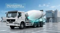China Concrete Mixer Truck SINOTRUK HOWO 12CBM Euro2 290HP 6X4 RHD ZZ5257GJBM4048W for sale