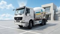 China Mobile Concrete Mixer Truck , 9CBM 290HP 6X4 LHD Ready Mix Concrete Trailer for sale