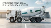 China SINOTRUK HOWO Concrete Mixer Truck 14CBM 371HP 8X4 LHD Model ZZ5317GJBN3261W for sale