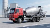 China SINOTRUK HOWO Concrete Mixer Truck 10 CBM For Concrete Transportation for sale