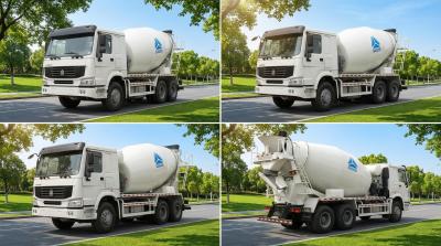 China Concrete Mixer Truck SINOTRUK HOWO 12CBM 336HP 6X4 RHD ZZ5257GJBN4048W for sale