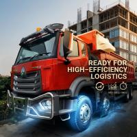 China Super Bearing HOWO 8×4 Red Tipper | 371HP Strong Power, 27CBM Large Capacity, 80–100T Heavy-Duty Transport for sale