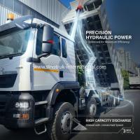 China 26.91CBM Powerful HOWO TX 8x4 Tipper Dump Truck With 12.00R20 Wheel for sale