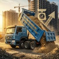 China Captivating Blue HOWO 8×4 380HP 26.91CBM Dump Truck Where Power Meets Precision In Every Load! for sale