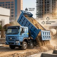 China Tipper Truck SINOTRUK HOWO 380HP 12 Wheels LHD 31 Tons 20-30CBM ZZ3317N3567B1R for sale