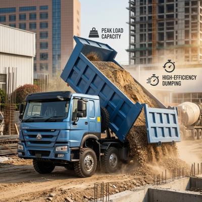 China Tipper Truck SINOTRUK HOWO 380HP 12 Wheels LHD 31 Tons 20-30CBM ZZ3317N3567B1R for sale
