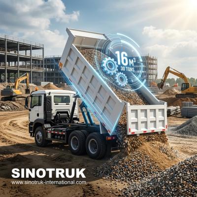 China HOWO ZZ3257V384GB1 Tipper Dump Truck 400HP 6x4 LHD for sale