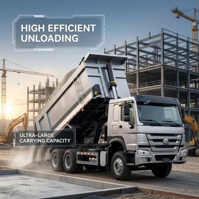 China Tipper Truck SINOTRUK HOWO 400HP 12 Wheels LHD 40Tons 30CBM ZZ3317V3567B1 for sale