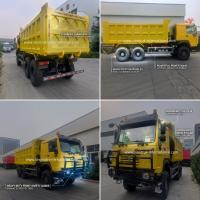 China Sinotruk Howo Tipper Dump Truck 6 × 6 All Wheel Drive With 14.00R20 Single Tyre 380Hp for sale