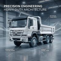 China SINOTRUK HOWO 6x4 400HP U Type White Dump Truck For Mining Using RHD for sale