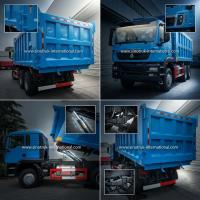 China Blue LHD 6×4 10 wheels HOWO Tipper Dump Truck High Horsepower 371HP for sale