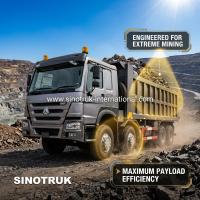 China RHD 8×4 12wheels High Horsepower HOWO 26CBM Tipper Truck 380HP Low Fuel Consumption for sale