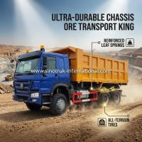 China High Horsepower 400HP HOWO Tipper Dump Truck LHD 6×4 10 Wheels for sale