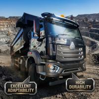 China LHD 8×4 10wheels HOWO Tipper Dump Truck High Horsepower 371HP for sale