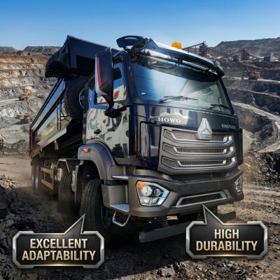 China LHD 8×4 10wheels HOWO Tipper Dump Truck High Horsepower 371HP for sale