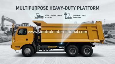 China HOWO Tipper Truck 30tons 371 Left Hand Drive 6X4 Euro2 ZZ3259N384PB3 for sale