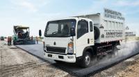 China 116HP HOWO 4X2 Light Duty Dump Truck RHD Right hand drive for sale