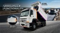 China 6x4 Lhd Howo Mini Dump Truck 10 Wheel 371hp for sale