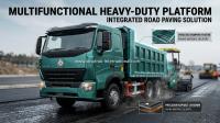 China Heavy SINOTRUK HOWO A7 Garbage Dump Truck With Long Life Time , 5800*2300*1500mm for sale