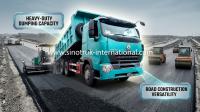 China 6 By 4 Ten Wheels Construction Tipper Truck For 10 Cubic Meter , HW13710 Transmission for sale