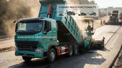 China ZZ3257M3847N1 HOWO Tipper Truck 8×4 Drive 290HP Engine 25 Ton Capacity for Construction for sale