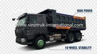 China Loading Construction Goods Tipper Dump Truck LHD 371HP 30 - 40 Tons Heavy Dump Truck for sale