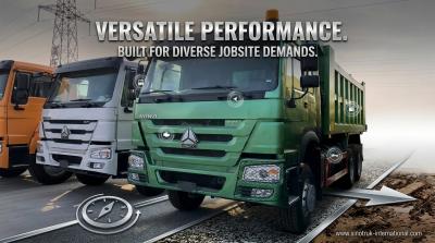 China Tipper Truck 6x4 SINOTRUK 10 Wheels HOWO ZZ3257N3647A 30 Tons 16 - 18 CBM for sale