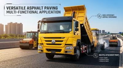 China Lhd Yellow Sinotruk Howo 6x4 Dump Truck 371hp Heavy Duty for sale