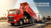 China SINOTRUK HOWO T7H Dump Truck German Man Engine 12 Wheels 360HP LHD For Mining Area for sale