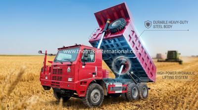 China Coal Mine Tipper Dump Truck / SINOTRUK HOWO70 Ten Wheeler Dump Truck for sale