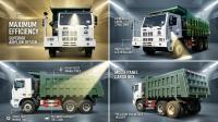 China Heavy Duty Tipper Dump Truck LHD With Unilateral High Strength Skeleton Cab for sale